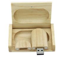 China Custom Wood USB Flash Drive 32GB USB 3.0 with Laser Engraved Logo for Corporate Gifts for sale