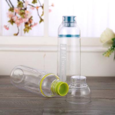 China Custom Tritan Sports Water Bottle 12 oz Leak Proof Silicone Mouth Pouring Plastic for sale