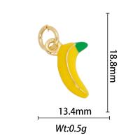 China Waterproof Colorful Fruit Necklace Pendant Non Tarnish Stainless Steel DIY Jewelry Charms 18mm for sale