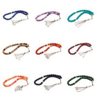 China Custom 8mm Natural Stone Beaded Tasbih Muslim Islamic Prayer Beads 33 99 Beads for sale