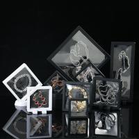 China Customizable PE Transparent Film Jewelry Display Box Anti-Oxidation Foldable 100pcs MOQ for sale