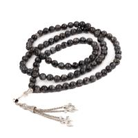 China Stainless Steel Muslim Prayer Beads 6mm 8mm Custom Color Healing Rosary Necklace for sale