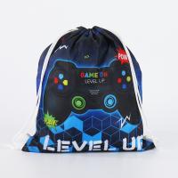 China Custom Logo Drawstring Backpack 210D Polyester Promotional Wholesale Bags for sale