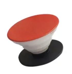 China Custom Logo Round Phone Stand Universal Compatibility 50g Lightweight ABS Plastic Holder for sale