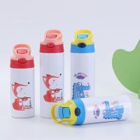 China Push Button Automatic Cap Tumbler Cup 500ml Stainless Steel Water Bottle for sale