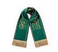 China Custom Printed Acrylic Knitted Sport Scarf 180cm x 30cm for Football Club Fan Merch for sale