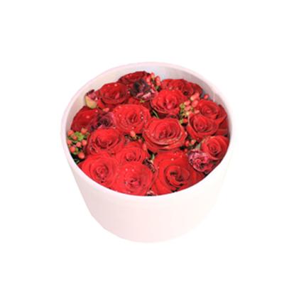 China Rose Flower Rigid Gift Box 3-7layers For Bouquet Gloss PP Lamination for sale