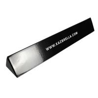 China 4C Printing Triangle Postal Tubes , 300gsm CCNB Black Cardboard Box for sale