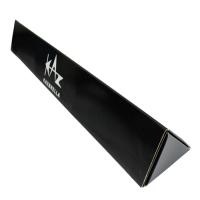 China 4C Printing Triangle Postal Tubes , 300gsm CCNB Black Cardboard Box for sale