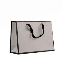 China Black Frame Cloth Carrier Bags , Corrugated Biodegradable Cloth Bags for sale