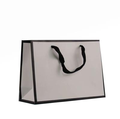 China Black Frame Cloth Carrier Bags , Corrugated Biodegradable Cloth Bags for sale