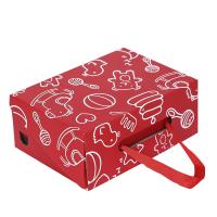 China CMYK Red Shoes Christmas Gift Box 160x120cm Size UV coating for sale