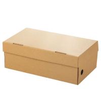 China Matt Varnish Brown Parcel Box , FSC CMYK Custom Printed Apparel Boxes for sale
