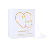 China Matt Lamination Wedding Paper Gift Box , A-F Flute Wedding Sweet Box for sale