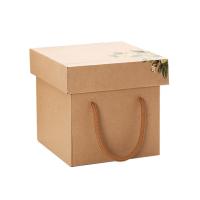 China Tiny Stuff Christmas Gift Box With Lid , ODM 100% Recycle Corrugated Board Box for sale