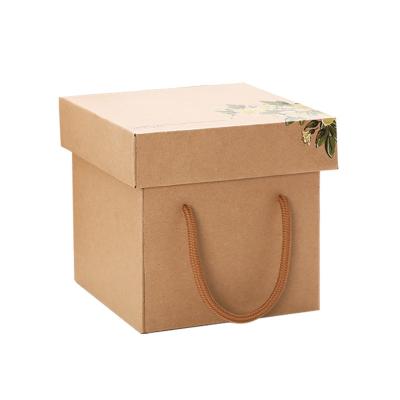 China Tiny Stuff Christmas Gift Box With Lid , ODM 100% Recycle Corrugated Board Box for sale