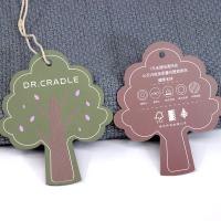 China Clothes Bag Paper Hang Tag 250-400gsm Duplex Board Material for sale