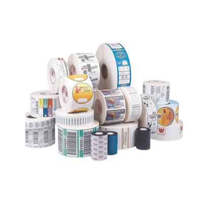 China Matt Lamination Printed Paper Sticker BOPP VOID Material for sale