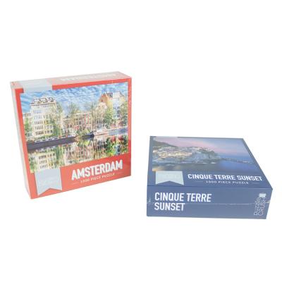 China Unisex 500 - 10000 Piece Paper Jigsaw Puzzle customized For Gift for sale