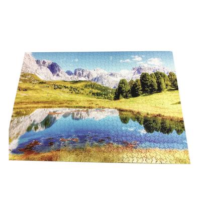 China 70x50cm 2.0mm Adult 3d Paper Jigsaw Puzzle 1000 Pieces For Games for sale