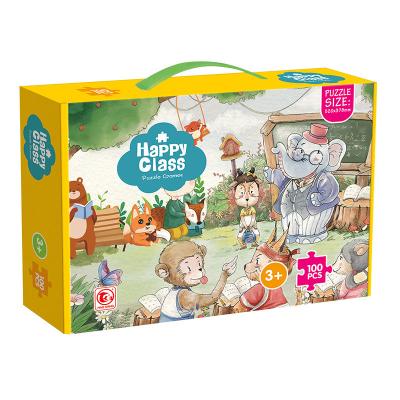 China Children Present Zigzag Paper Jigsaw Puzzle 1.8mm Thickness for sale