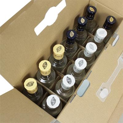 China 160x120cm 12 Bottle Cardboard Wine Boxes for sale