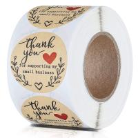 China BOPP VOID Packaging Label Sticker Roll , Adhesive Vinyl Logo Stickers for sale