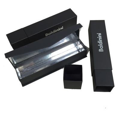 China Long Black CMYK / PMS Cardboard Paper Gift Box For Umbrella for sale