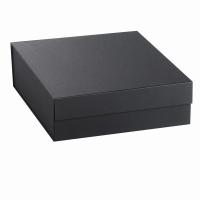 China Halloween Black Cardboard Magnetic Box With EVA Foam Recyclable for sale