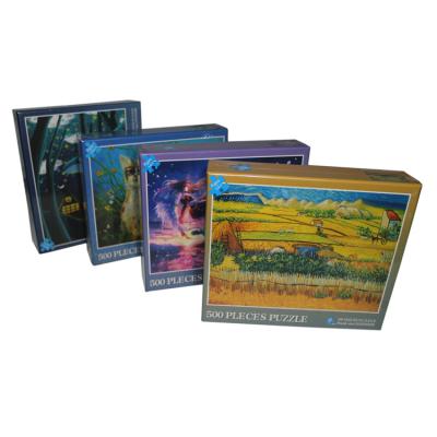 China 3d CMYK Book Paper Jigsaw Puzzle Toy For Kids / Adult Gift PROP65 Listed for sale