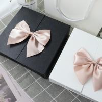 China Gift Paper Box Custom Magnetic Bowknot Double Open 16 Roses Soap Flower For Jewelry Perfume Lipstick for sale