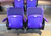 China Anti UV Beam Mounted Baseball Folding Stadium Seats 450mm Center Auto Tip Up HDPE for sale