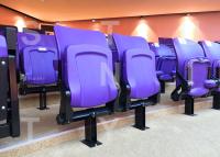China Anti UV Beam Mounted Baseball Folding Stadium Seats 450mm Center Auto Tip Up HDPE for sale