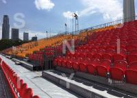 China STUNITY Auto tip-up UV resistant wholesale yellow plastic stadium seats for sale