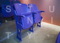 China High Back Folding Plastic Stadium Seats For Football Club for sale