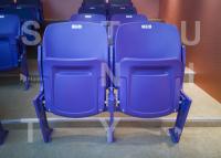 China High Back Folding Plastic Stadium Seats For Football Club for sale