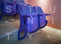 China High Back Folding Plastic Stadium Seats For Football Club for sale