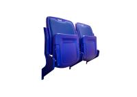 China UV Resistant HDPE High Back Folding Plastic Stadium Chair for sale