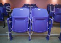 China High Back Folding Plastic Stadium Seats For Football Club for sale