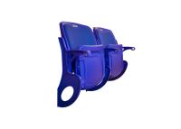 China UV Resistant HDPE High Back Folding Plastic Stadium Chair for sale