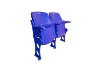 China UV Resistant HDPE High Back Folding Plastic Stadium Chair for sale
