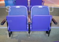 China SGS Approved Plastic Padded Stadium Seat Auto Tip-Up UV Resistant HDPE 500mm for sale
