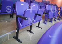 China SGS Approved Plastic Padded Stadium Seat Auto Tip-Up UV Resistant HDPE 500mm for sale