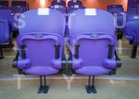 China Stunity Auto Tip Up UV Resistant HDPE Plastic Stadium Seats 500mm Center for sale