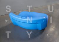 China STUNITY UV Resistant Bleacher Back Stadium Seat HDPE 480mm Center for sale