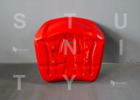 China SGS Approved Uniform Texture Red HDPE Plastic Stadium Chair for sale
