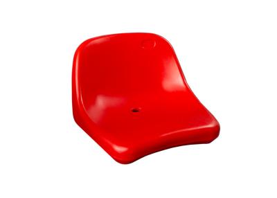 China SGS Approved Uniform Texture Red HDPE Plastic Stadium Chair for sale
