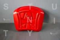 China Smooth Uniform HDPE Blow Molded Stadium Seats With Backs for sale