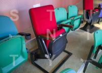 China STUNITY auto tip-up upholstery red VIP comfortable basketball stadium seats for sale