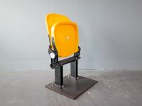 China Gas Assisted Plastic Stadium Chair With Floor Mounted Brackets for sale